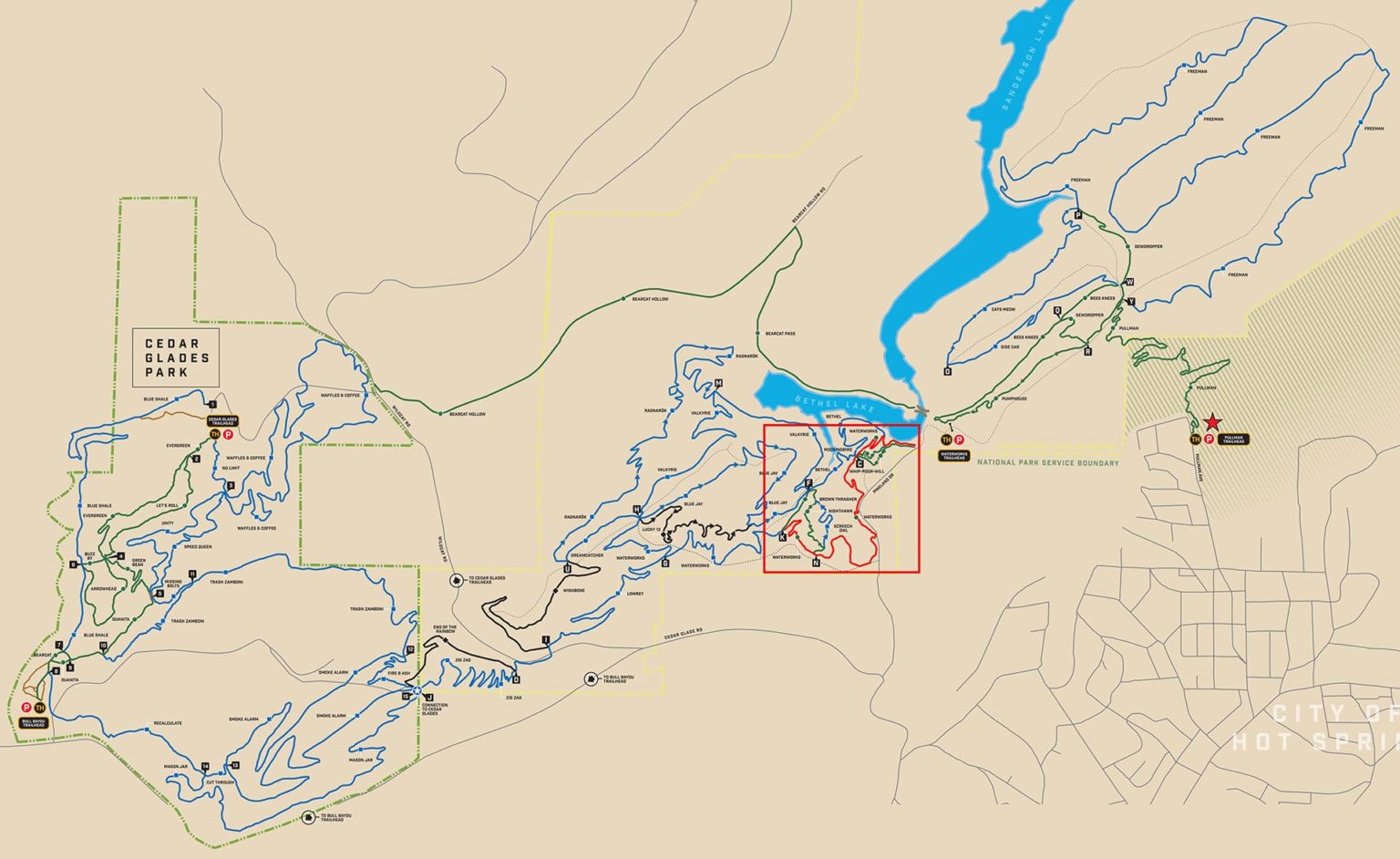 Waterworks – Northwoods Trails – Hot Springs, Arkansas